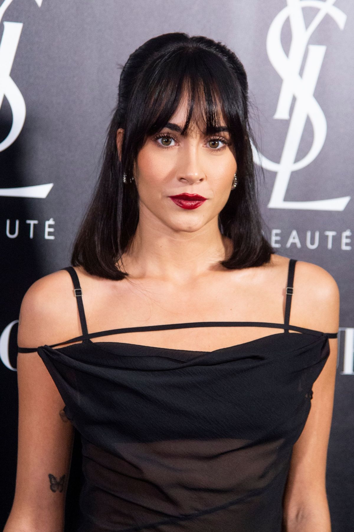 Aitana sexy transparence à la soirée Vogue & Yves Saint Laurent - 21 décembre 2022