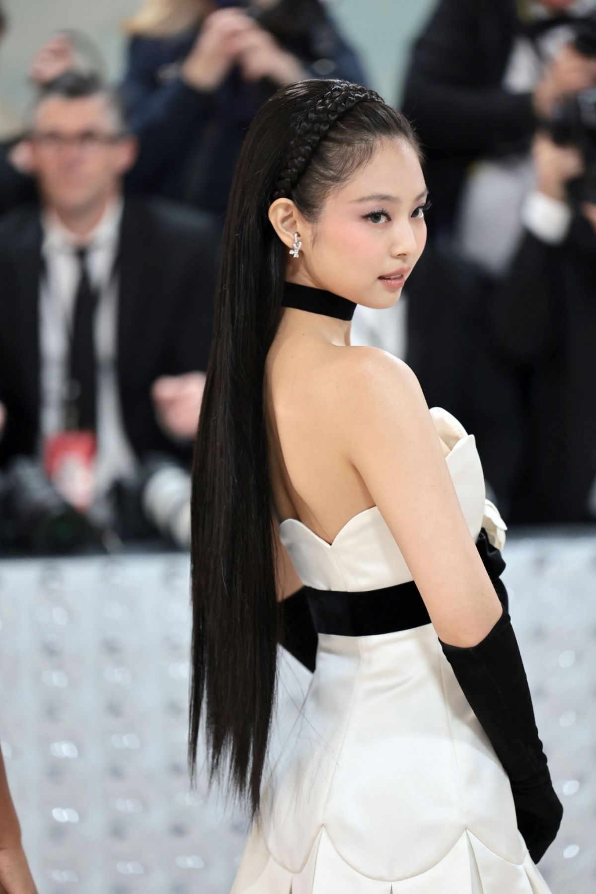 Jennie Kim au Met Gala 2023 à New York (défilé Karl Lagerfeld) - 12 mai 2023