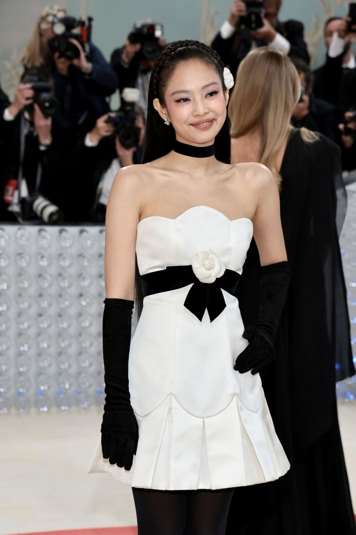 Jennie Kim au Met Gala 2023 à New York (défilé Karl Lagerfeld) - 12 mai 2023