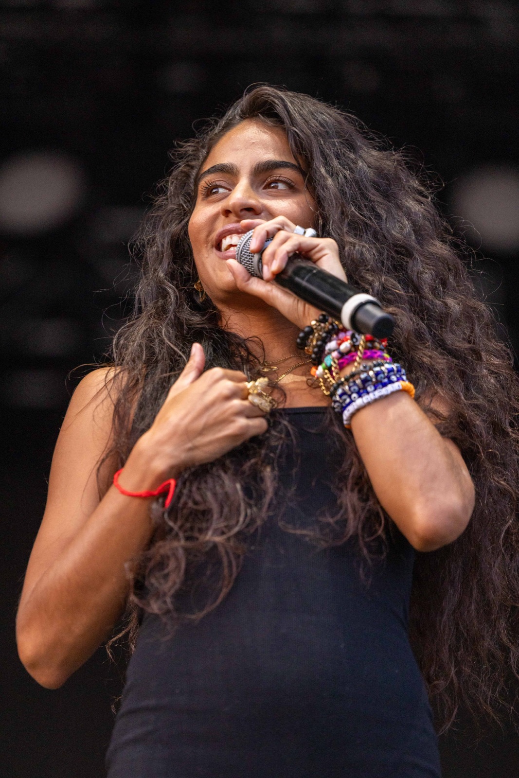 La chanteuse Jessie Reyez en concert au Lollapalooza Music Festival à ...
